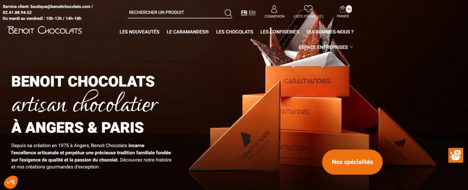 Benoit Chocolat, 50 ans d’expérience en chocolaterie